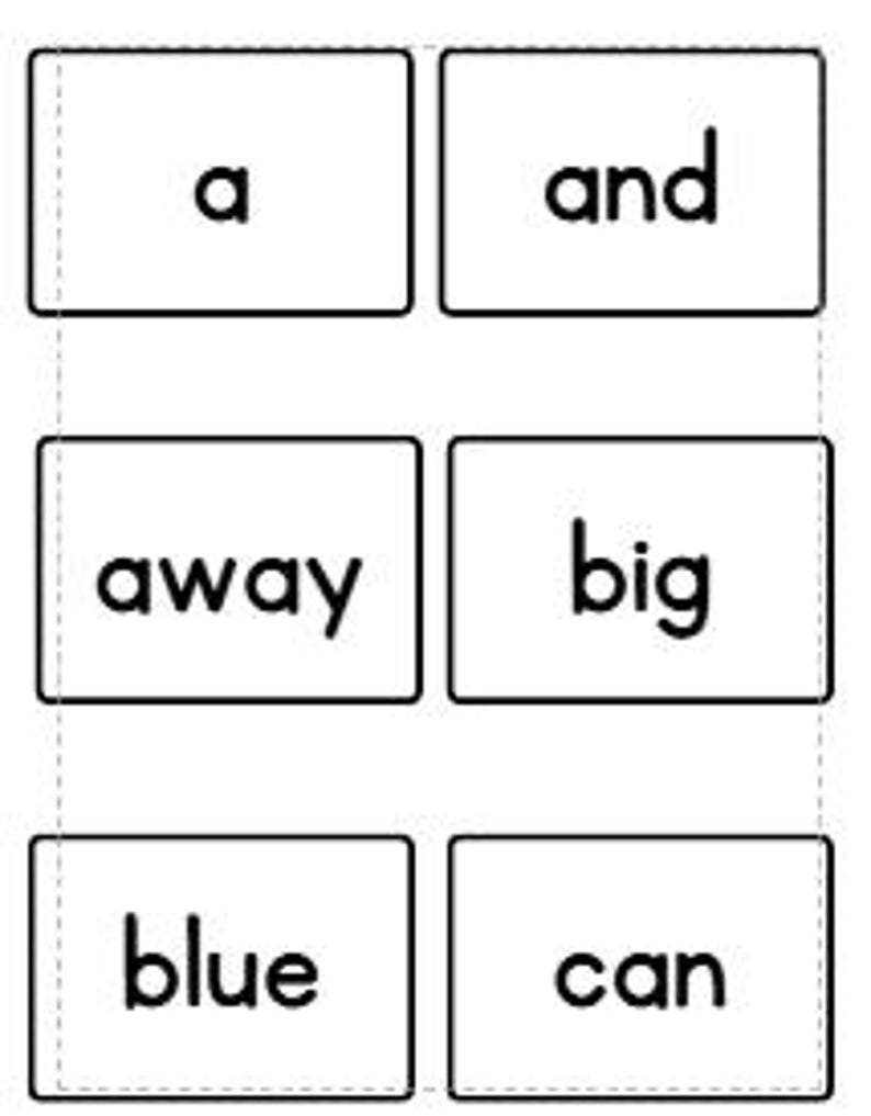 Dolch Sight Words for Pre-k & Kindergarten | Pre-primer Level | Sight ...