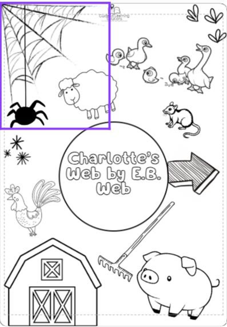 Charlotte’s Web Novel Study | Charlotte's Web Craft | Comprehension ...