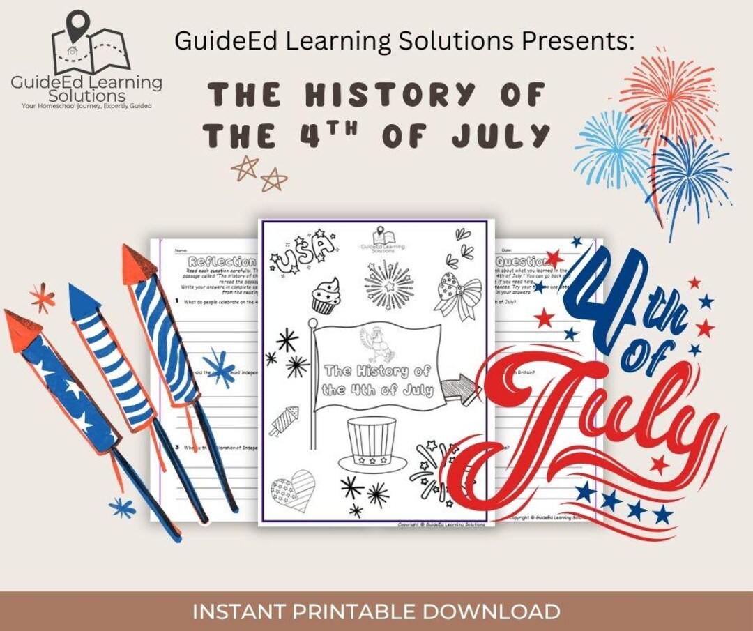 History of the Fourth of July | American Independence Day Lesson ...