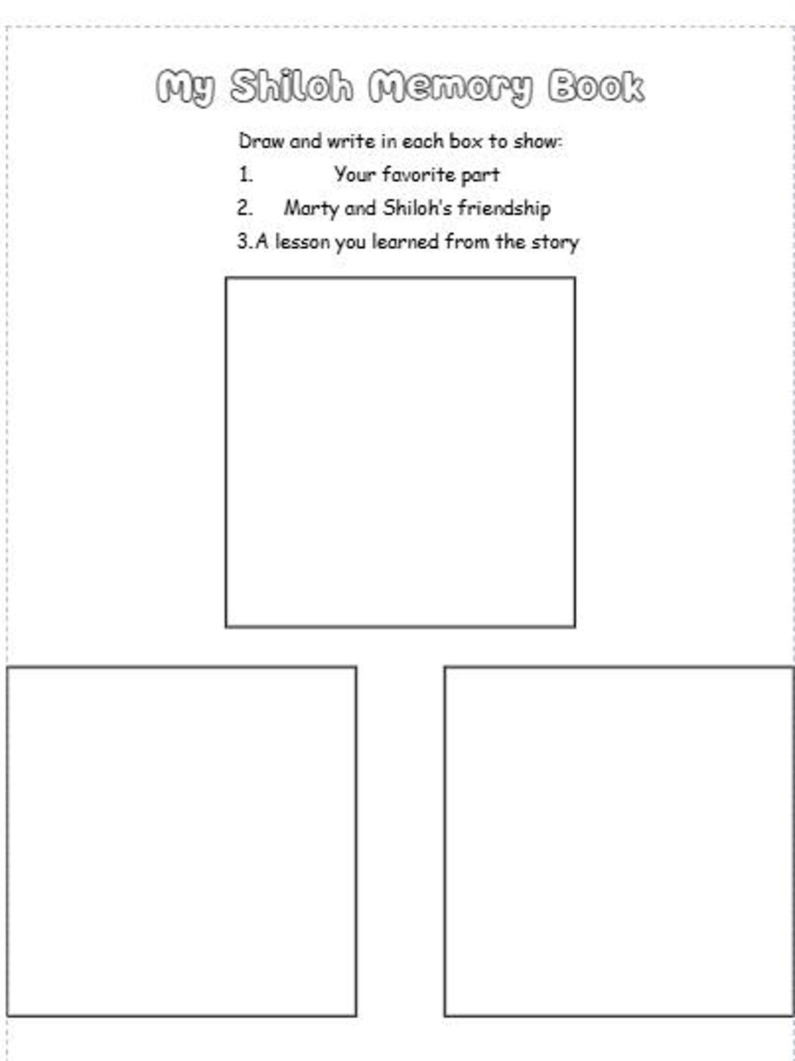 Shiloh Novel Study | Independent Book Unit | Printable Homeschool ...