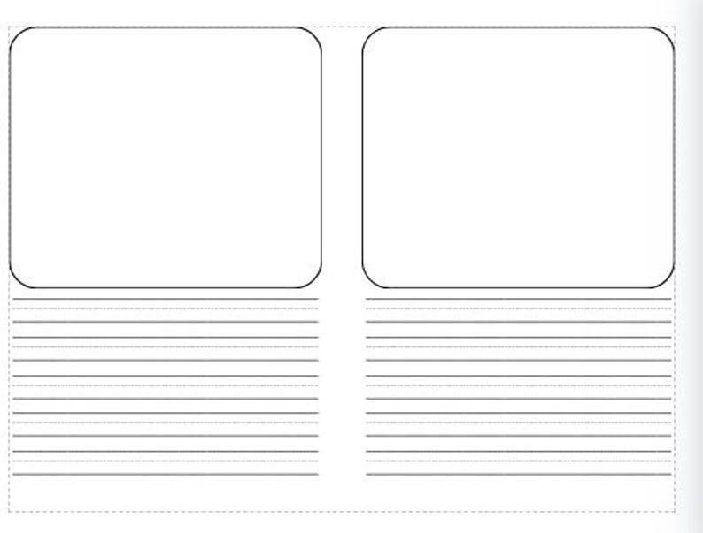 Blank Writing Pages | Make Your Own Book | Printable Story Templates ...