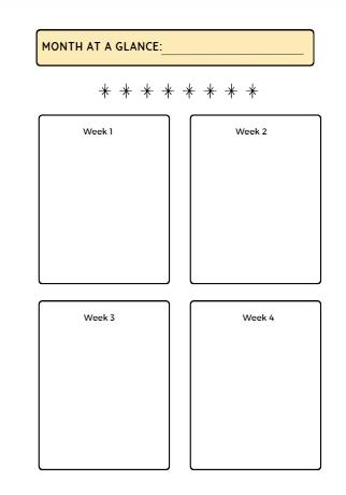 Homeschool Planner Printable PDF | 40-week Undated Weekly Planner ...