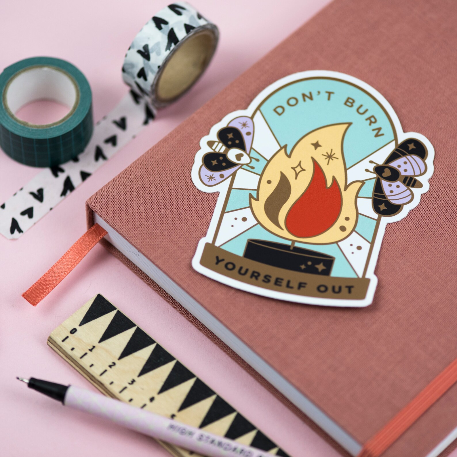 Don't Burn Yourself Out Sticker Magical Self Care | Etsy