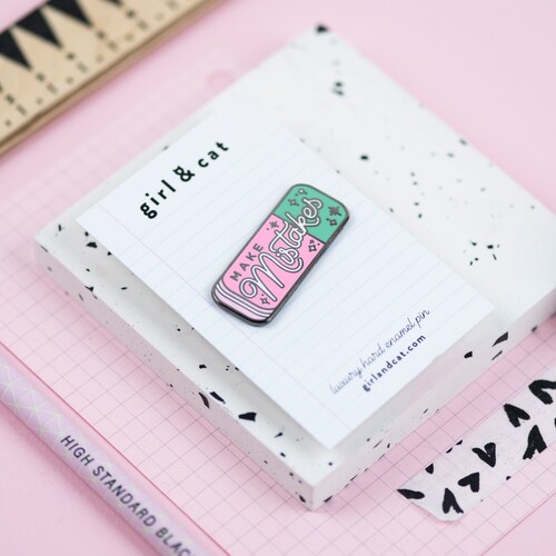 Millennial Enamel Pin | Etsy