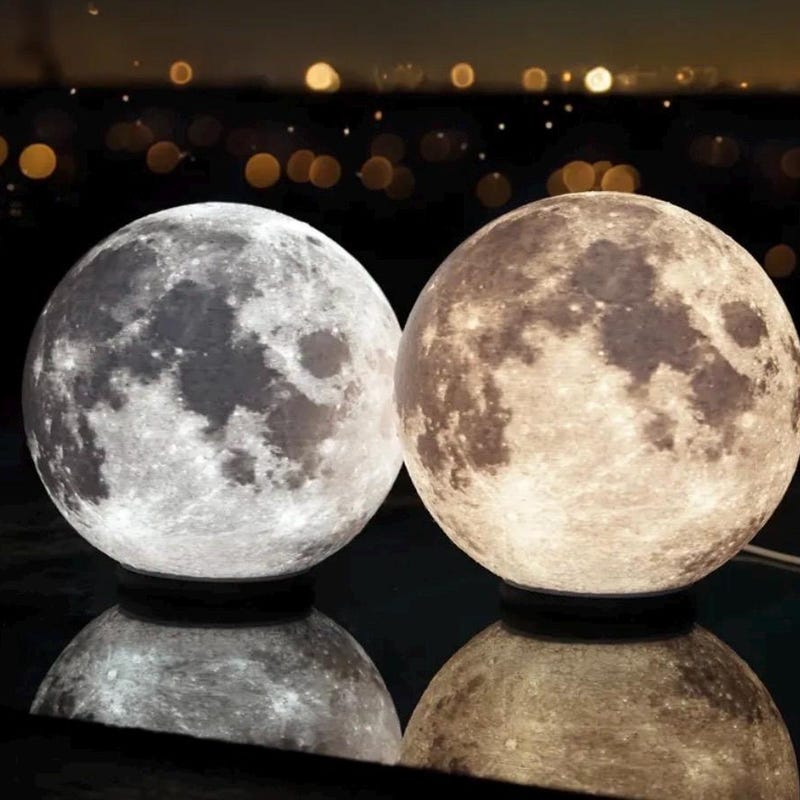 Moon Glow Lamp - Etsy
