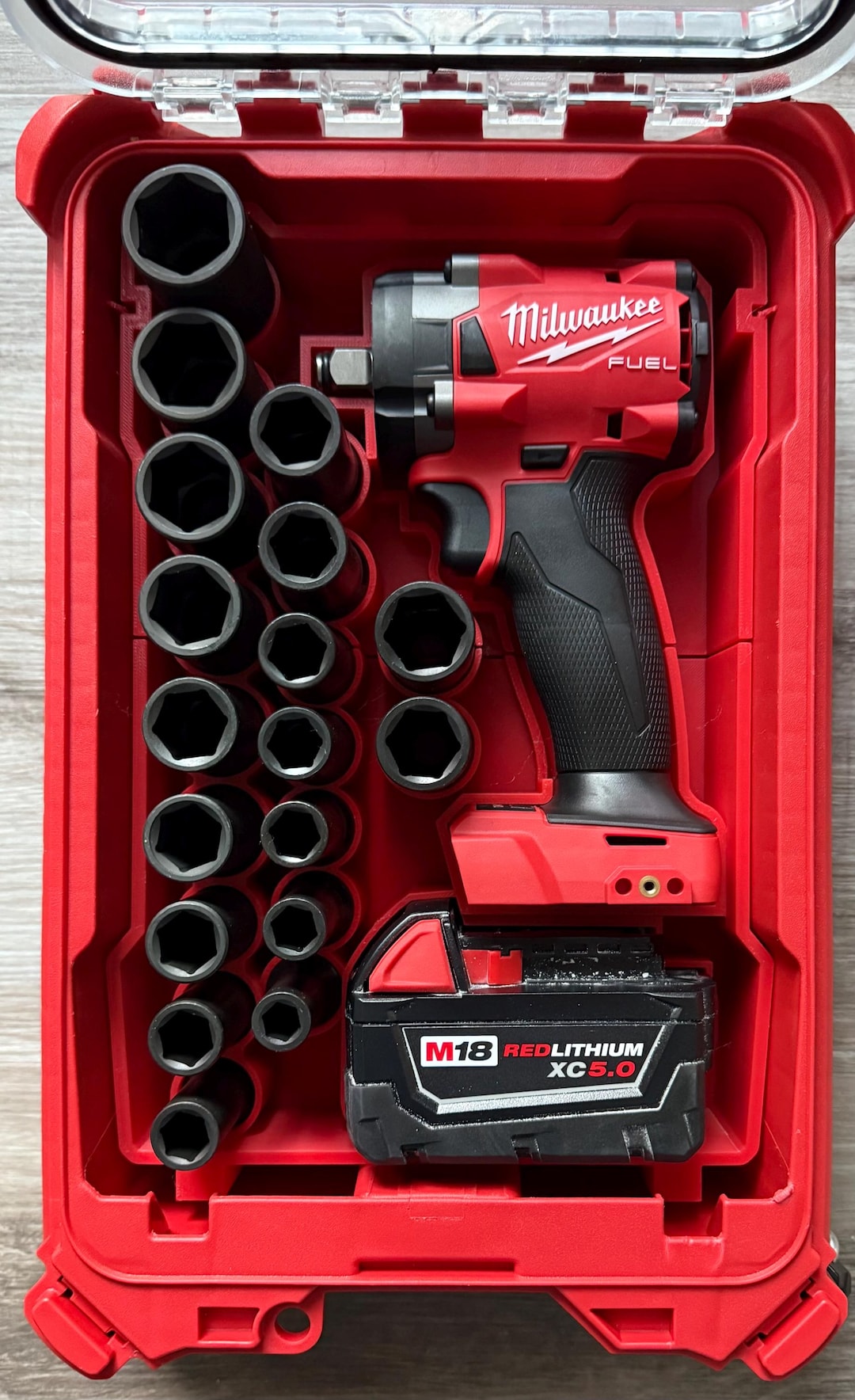 Milwaukee Packout M18 Fuel 1/2” 2855-20 Impact Insert Only USA Designed ...