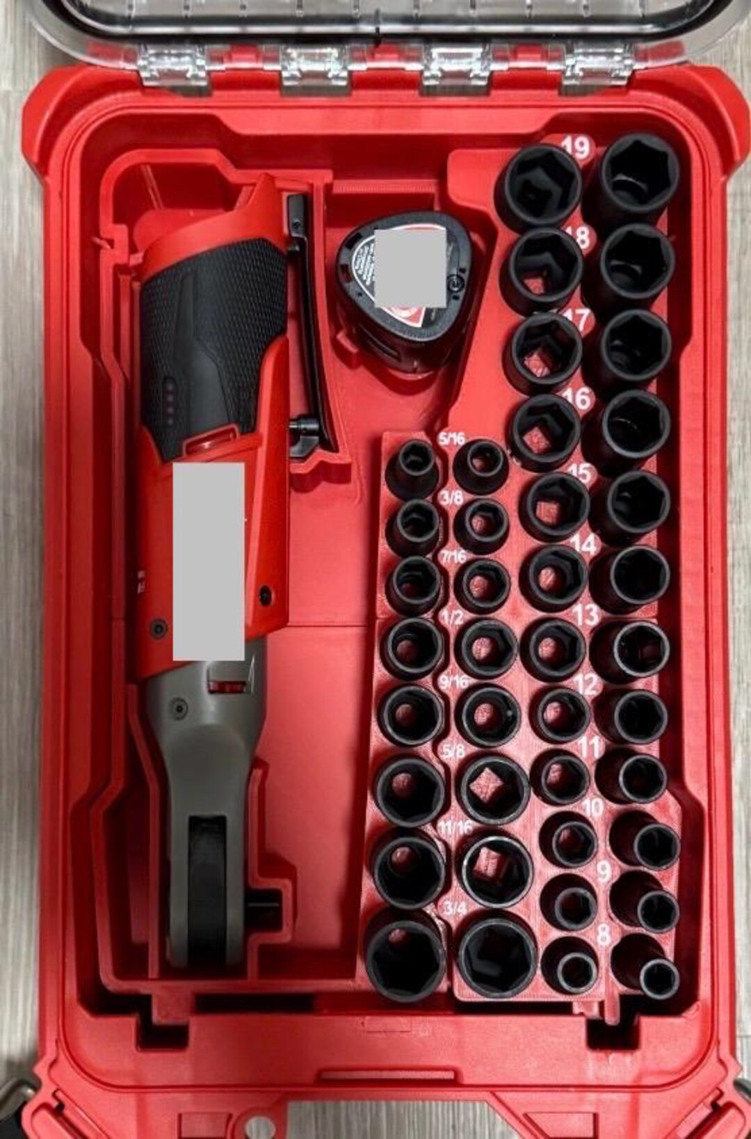 No Tools or Case Packout M12 Fuel 3/8” Ratchet 2557-20 or 2567-20 and ...
