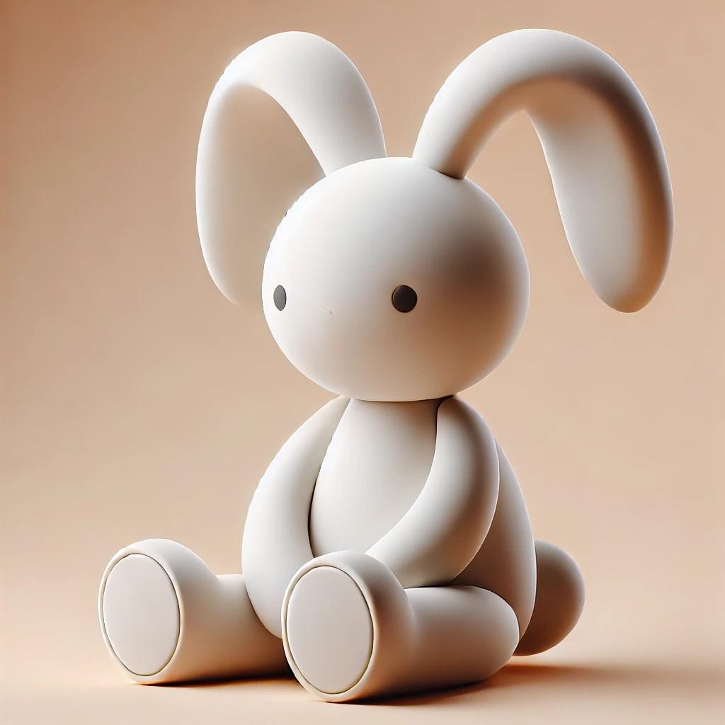 STL File for Cute Bunny | Perfect for Easter & Spring DIY Projects | 3D ...