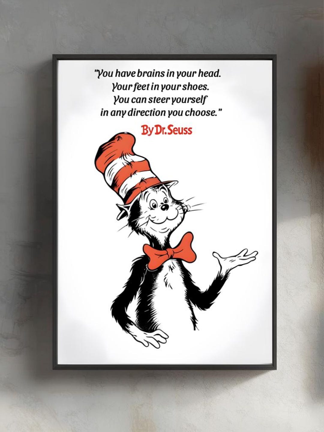 Inspiring Dr Seuss Poster Dr Seuss Png, Dr Seuss Teacher, Teacher Gift ...