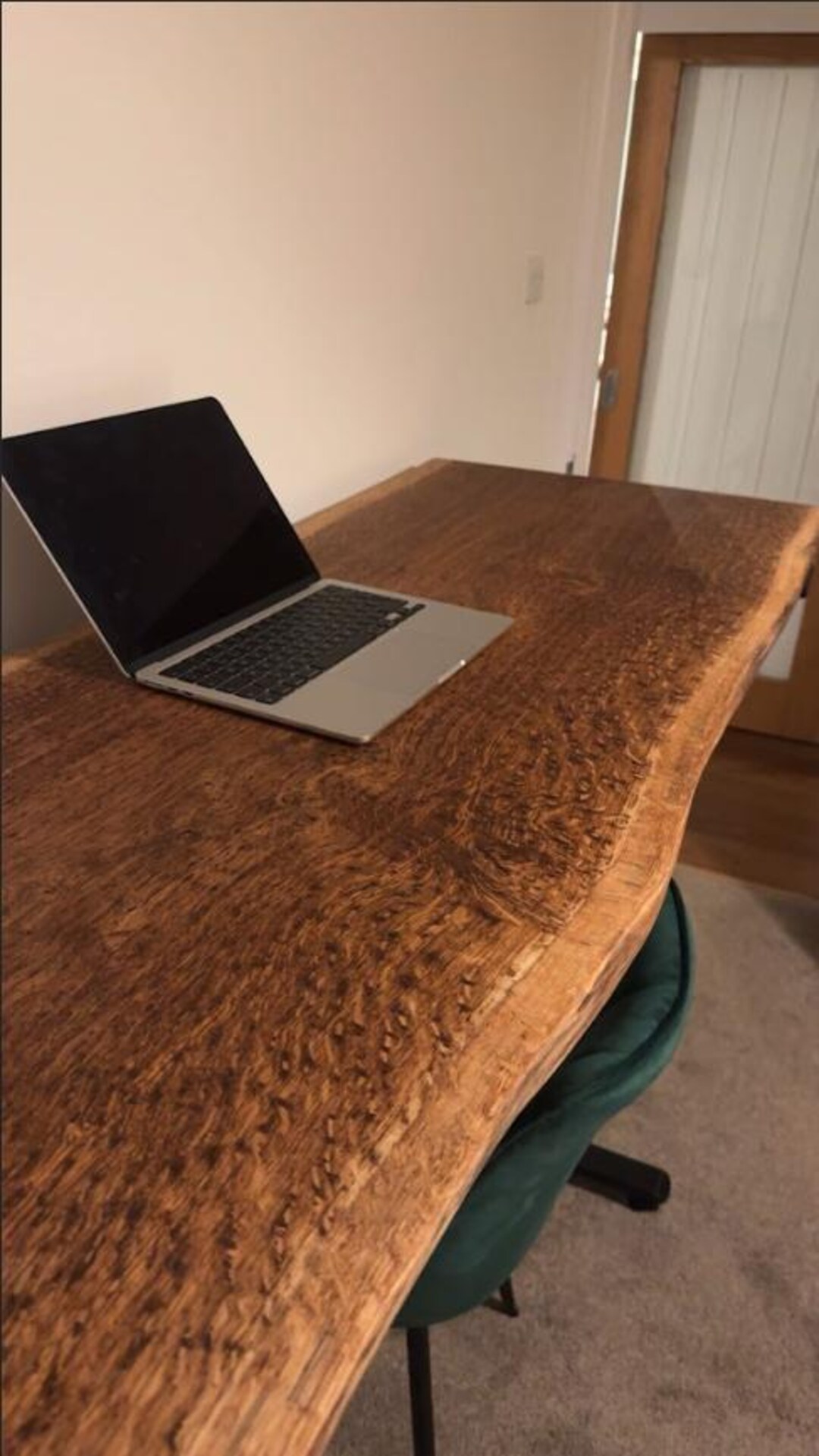 Luxury Solid Wood Desk – Handmade Custom Oak Table for Home & Office - Etsy