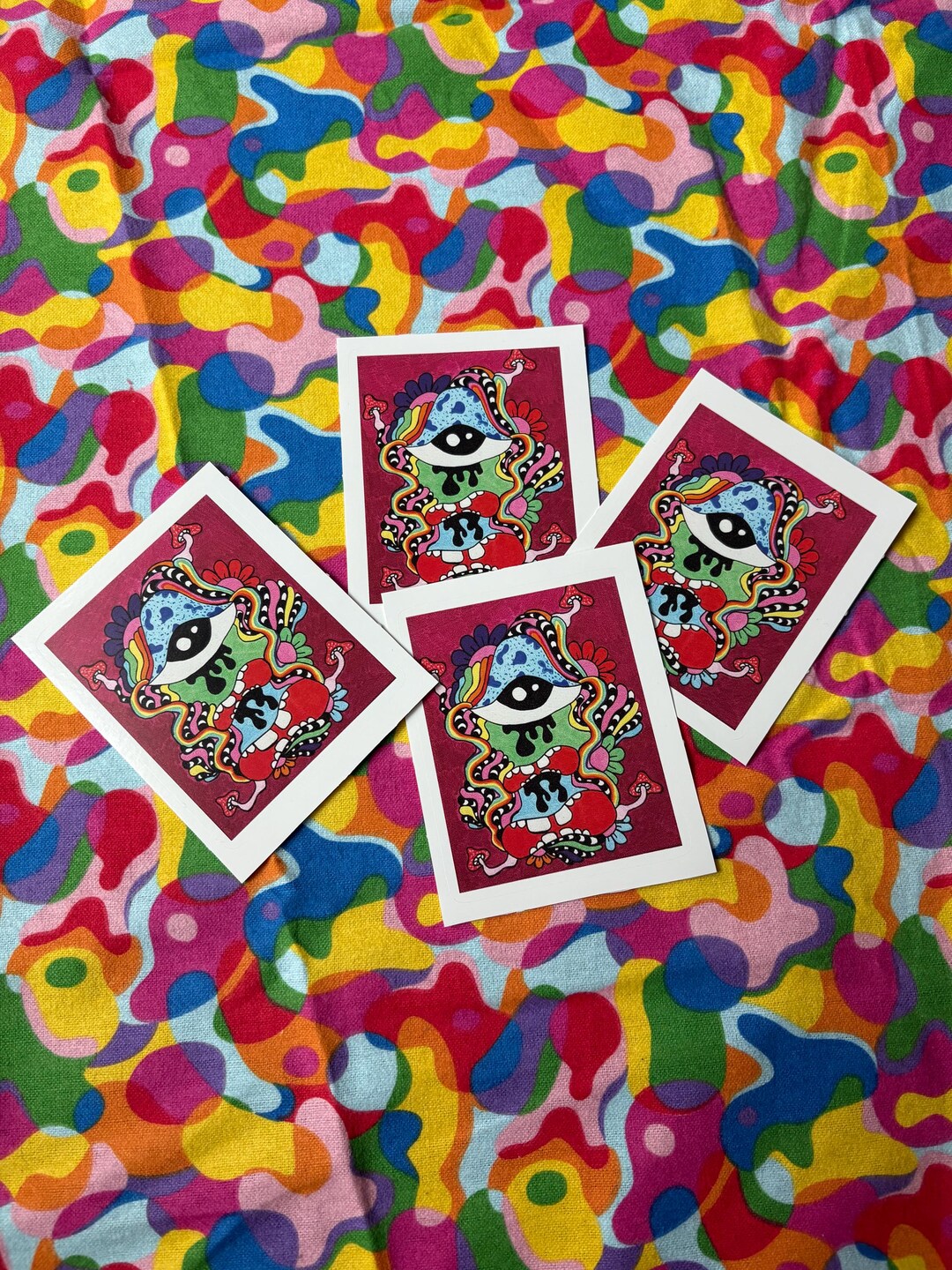 Glossy Maroon Man Sticker - Etsy