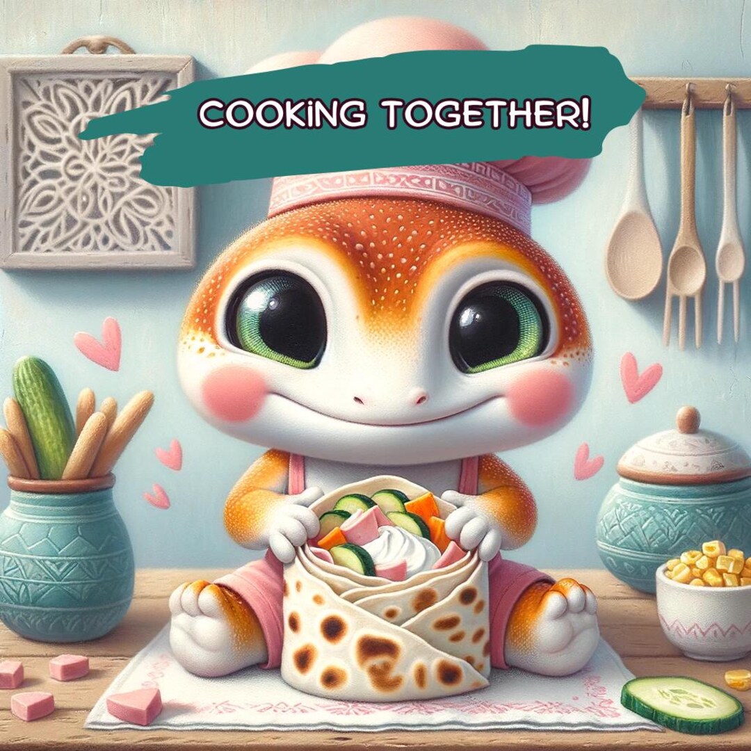 Step-by-step Cooking Cards for a Delicious Children's Wrap Featuring a ...