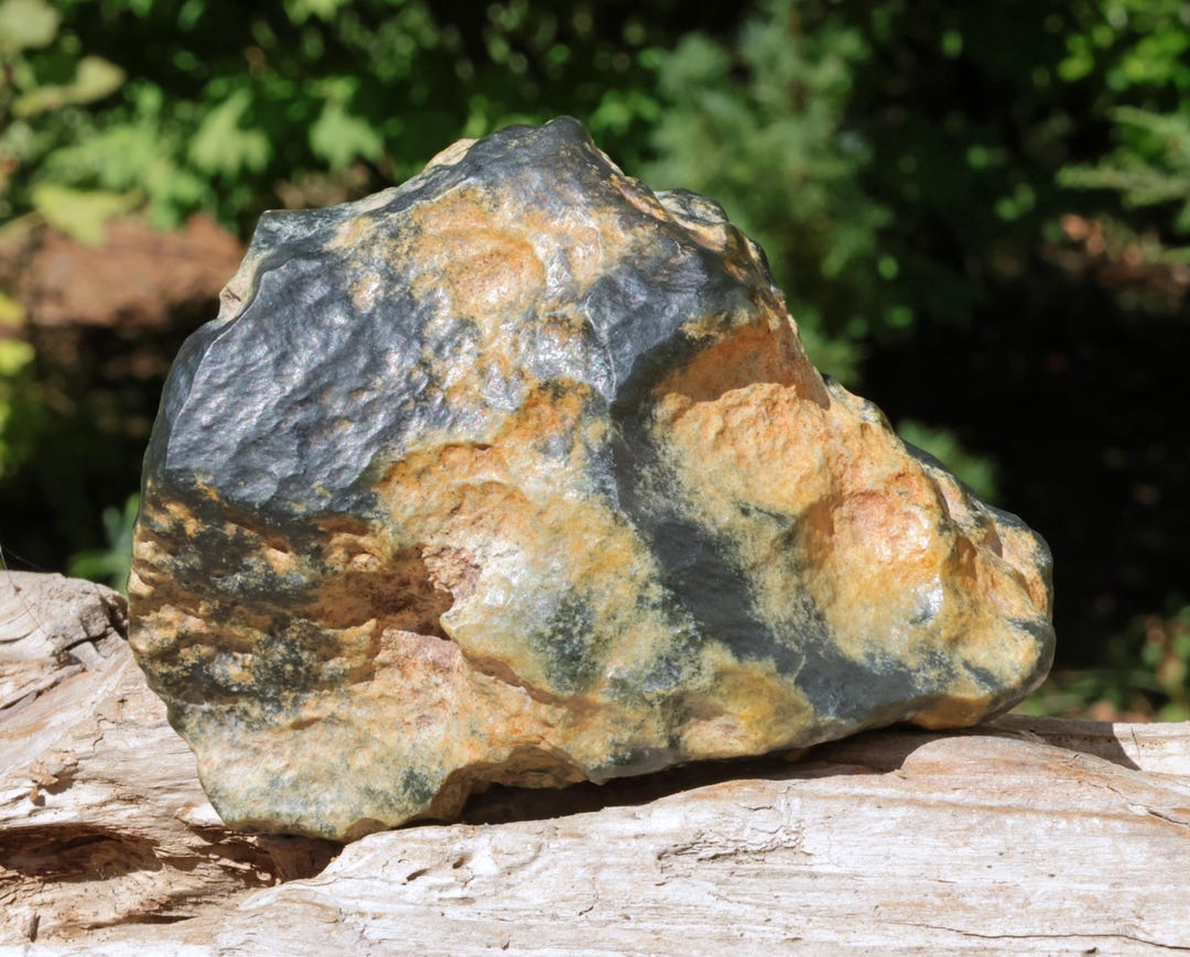 Wyoming Dark Olive Green Nephrite Jade Specimen, Ventifact, or Wind ...