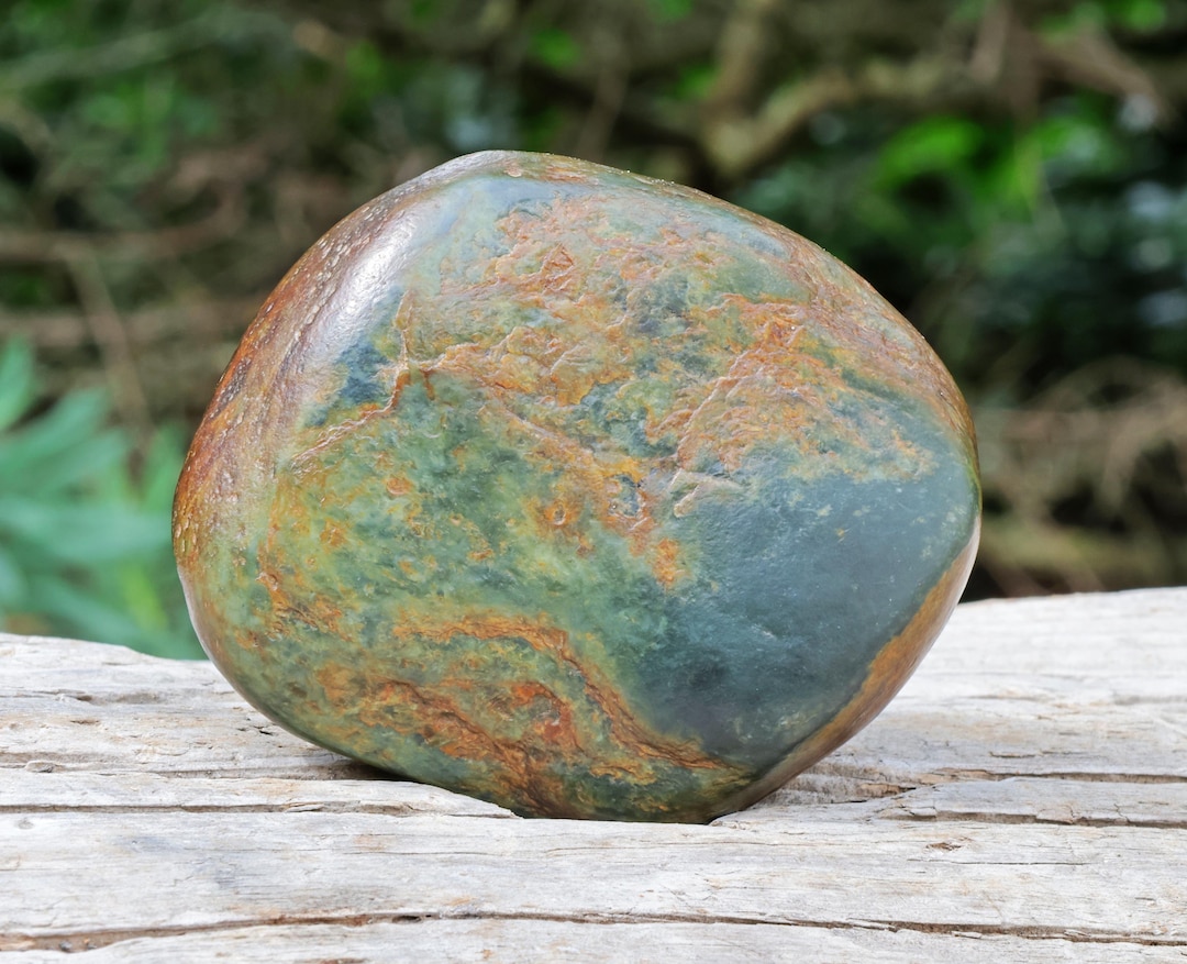 Big Sur California Vulcan Blue Nephrite Ocean Polished Jade Cobble - Etsy