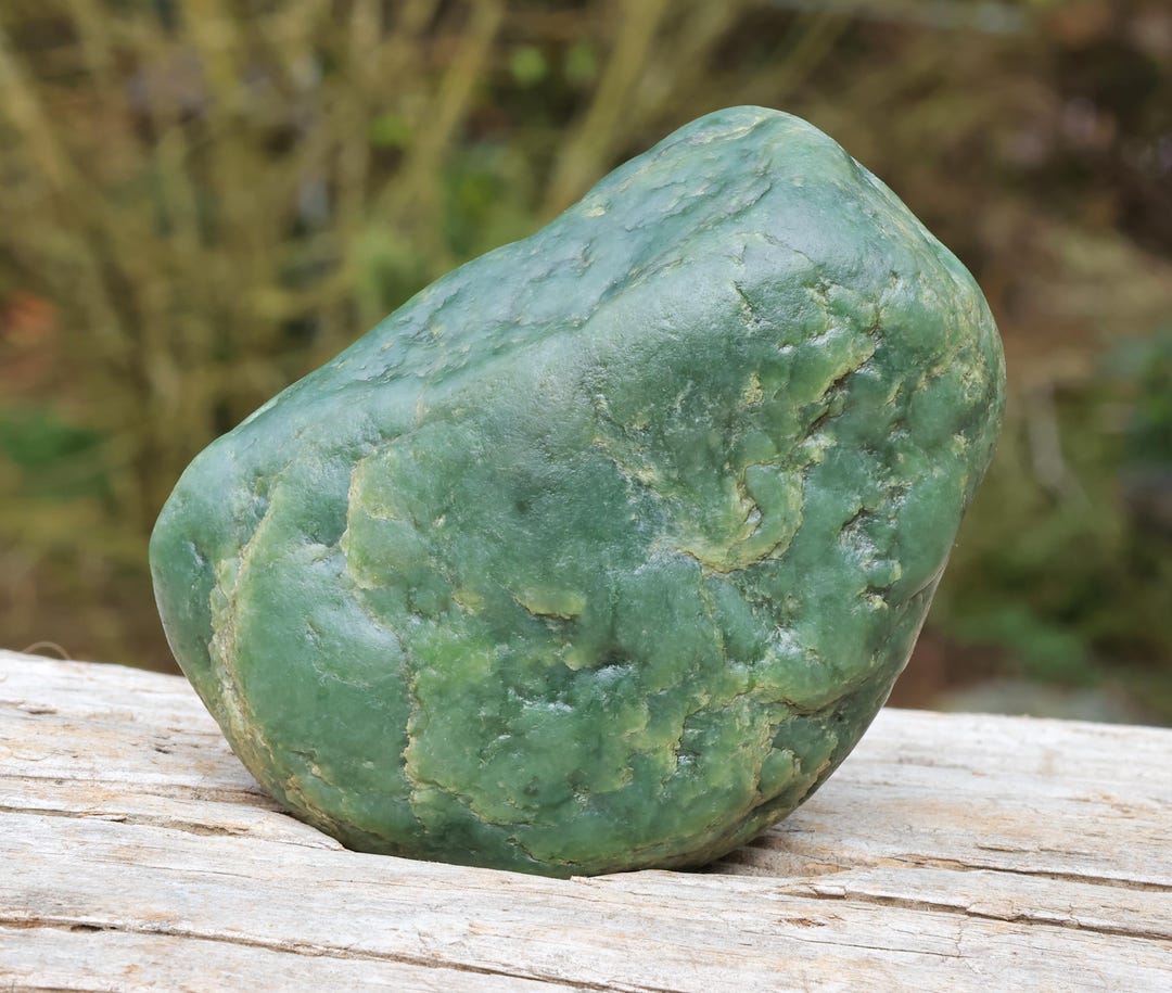 New Zealand Nephrite Jade Inanga Pounamu Arahura River Polished Cobble ...