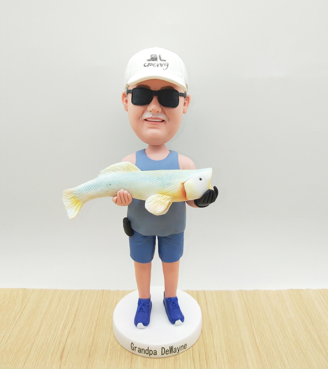 Custom Fishing Enthusiast Bobbleheads, Personalized Bobbleheads ...