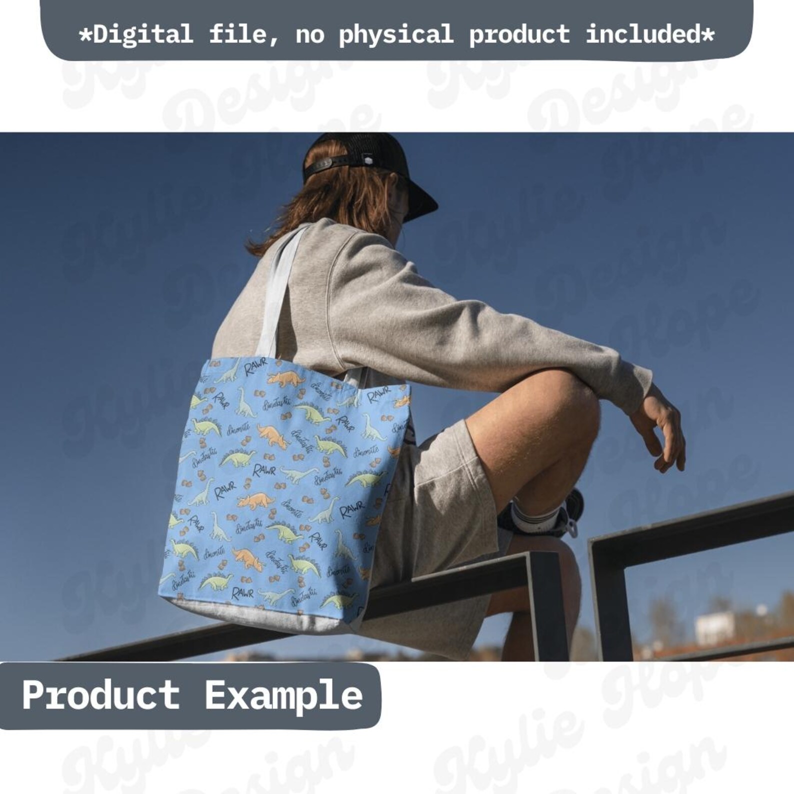 Cutecore Dinosaur Seamless Pattern: Hand-drawn Digital Paper (PNG) - Etsy