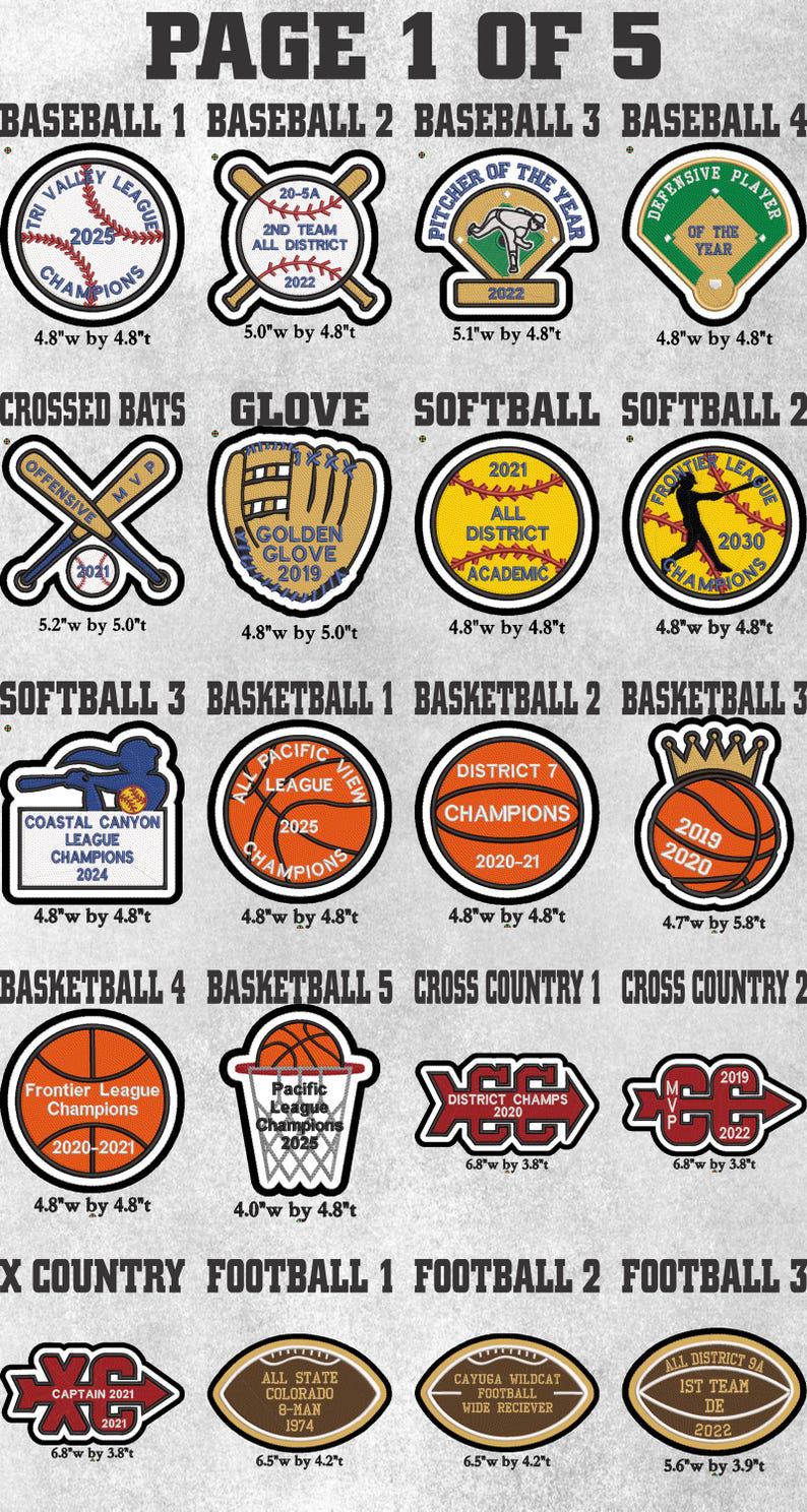 Chenille Sports Custom Letterman Jacket Patch – Personalized Varsity ...
