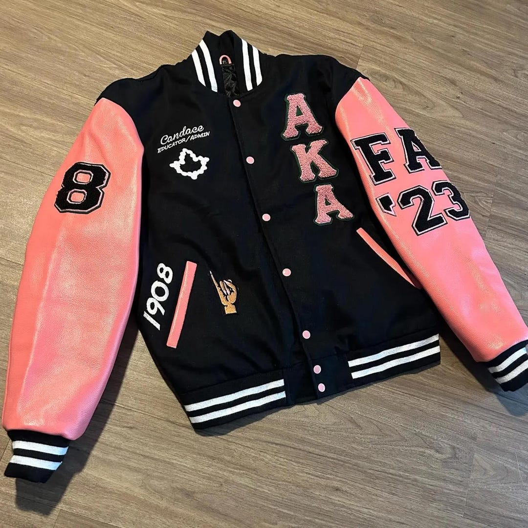 Custom Leather Varsity Jacket | Personalized Letterman Jacket | Cropped ...