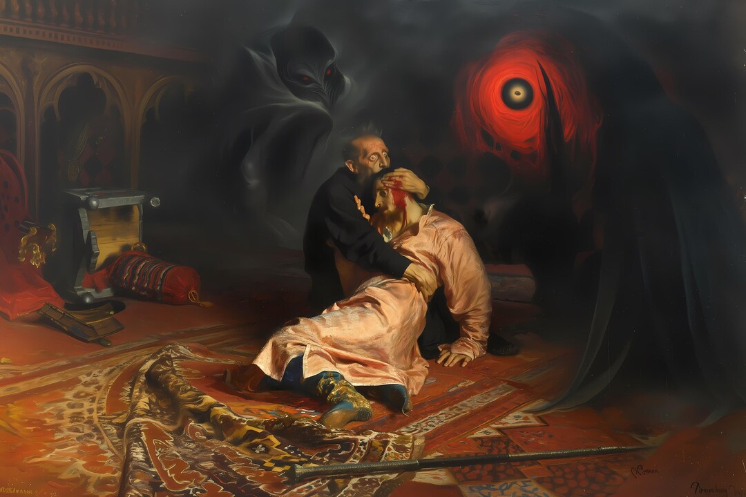 Terrible Influence - Repainting of Ilya Repin's "ivan the Terrible and ...