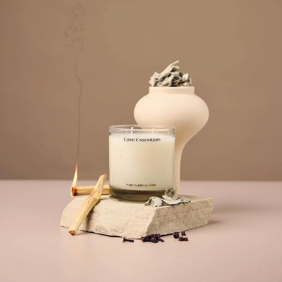 High-performance Luxury Candles | Palo Santo & Sage | Slow Burn, Room ...