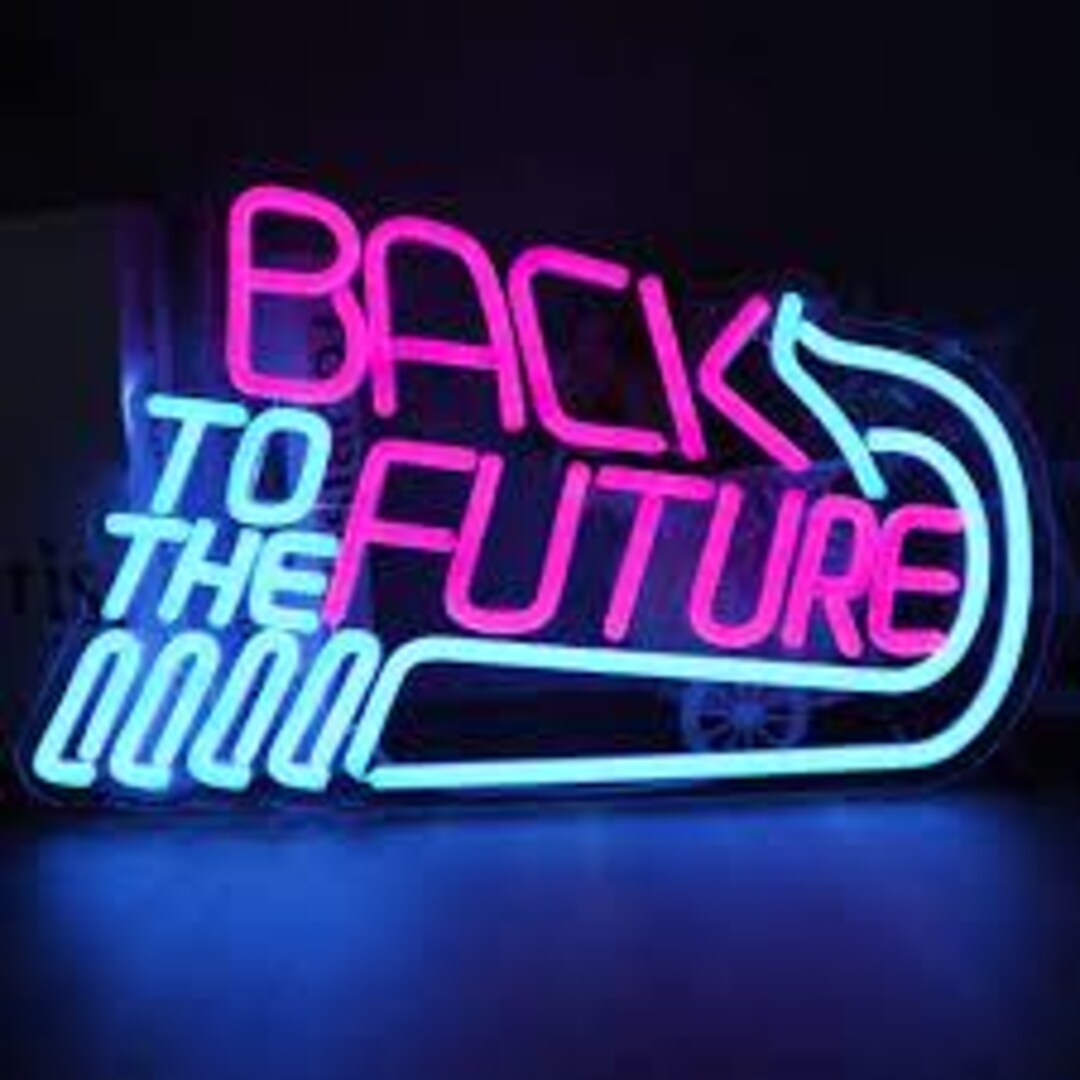 Back to the Future Neon Sign LED Light - Etsy