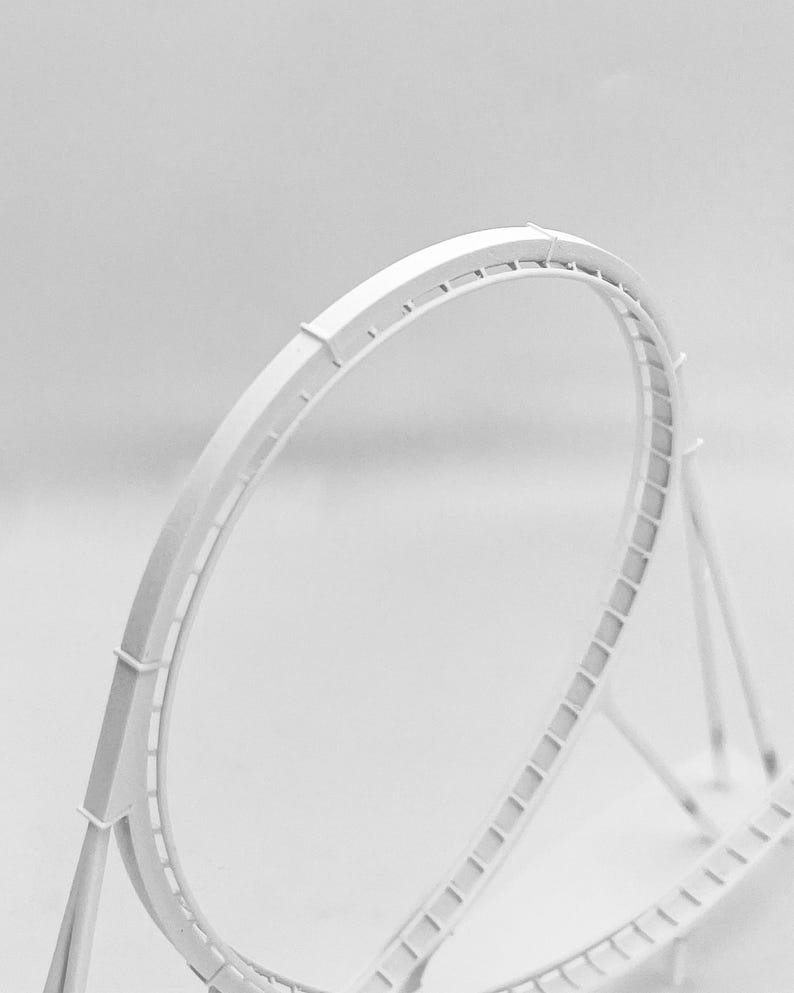 The Loop – Miniature Roller Coaster Loop | 3D Printed Collectible ...
