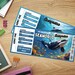 Editable Seaworld Trip Ticket Template, Boarding Pass Ticket, Ticket ...