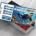 Editable Seaworld Trip Ticket Template, Boarding Pass Ticket, Ticket ...