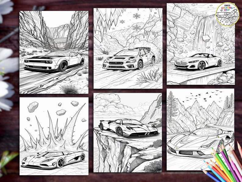 100+ Supercars Coloring Pages for Kids & Adults – 100+ Printable PDF ...
