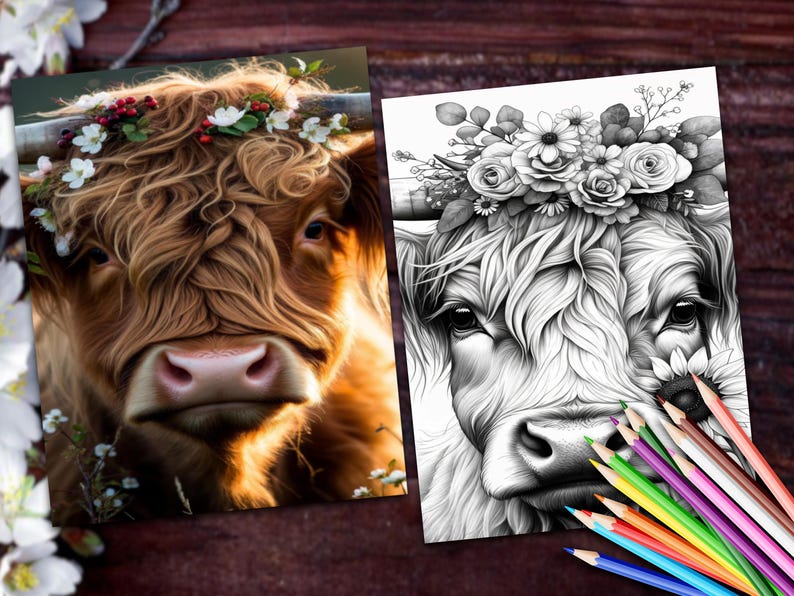 Country Cow Coloring Pages: 50+ Farm Animal Illustrations (printable ...