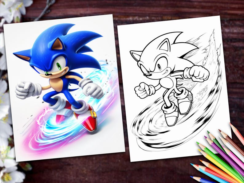 Easy Sonic Coloring Pages for Kids – 40 High-quality Printable Designs ...