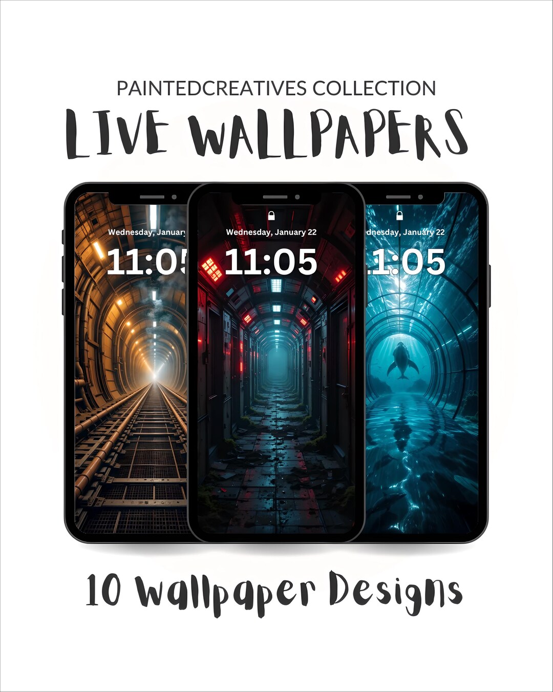 Phone Wallpaper Digital-phone Wallpaper Set Bundle-phone Wallpaper ...