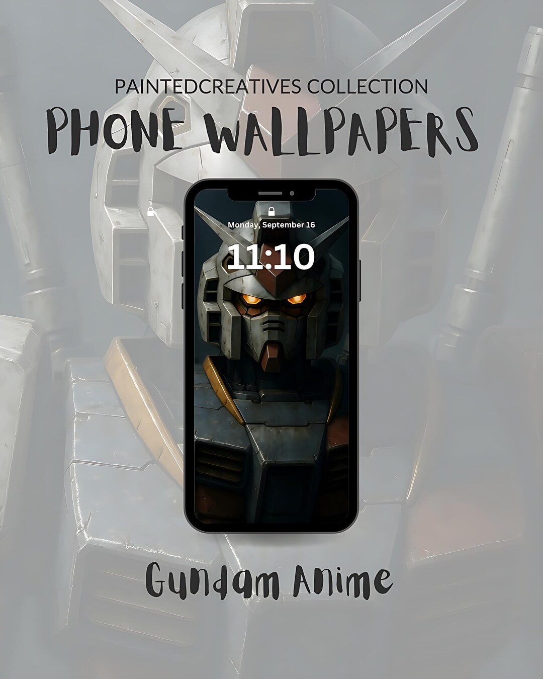Gundam Anime Robot 4K Wallpaper: Gundam Mecha Inspired Lock Screen ...