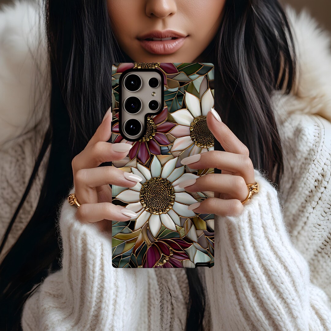 Gold Sunflower Phone Case, Galaxy S26 S25 Ultra Plus S24 S23 S22 ...