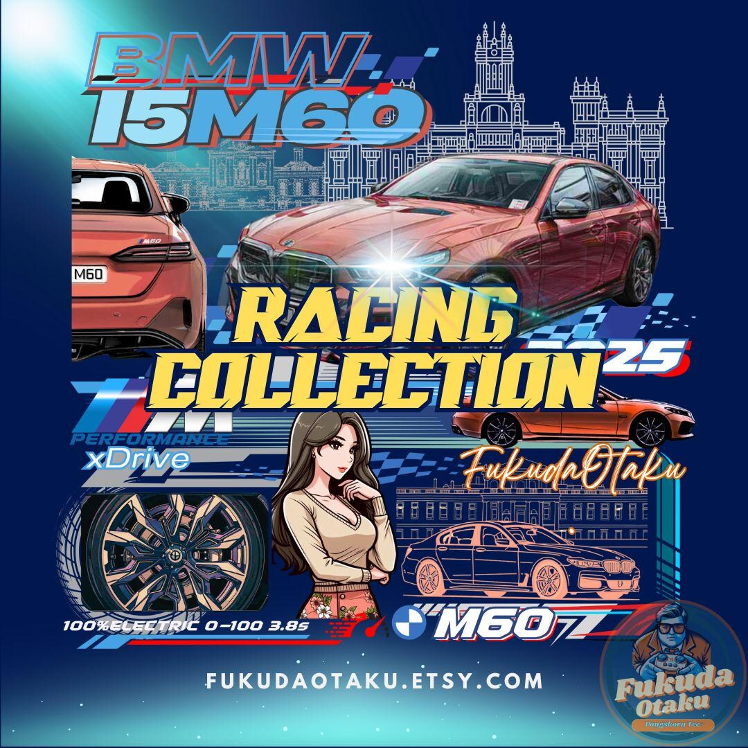 BMW I5 M60 Digital Poster - 2025 M Performance Art Print .PNG .SVG - Etsy