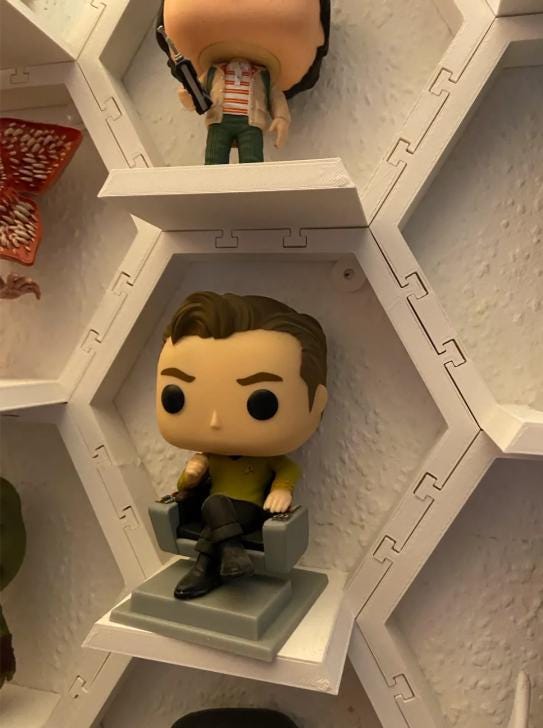 3D Printed Funko Pop Wall Display – Interlocking Modular Shelves – Pop ...