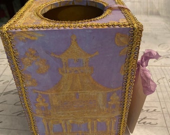 Asian Tissue Box Cover - Etsy