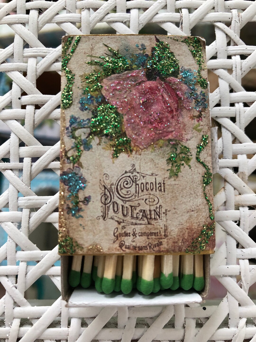 Hand-decorated Matchbox Cover - Etsy