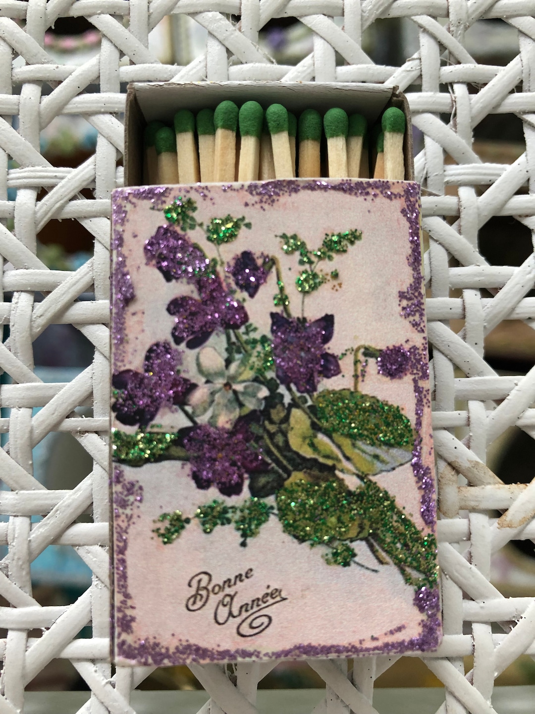 Hand-decorated Matchbox Cover - Etsy