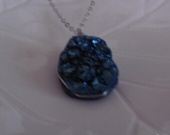 Blue stone necklace | Etsy