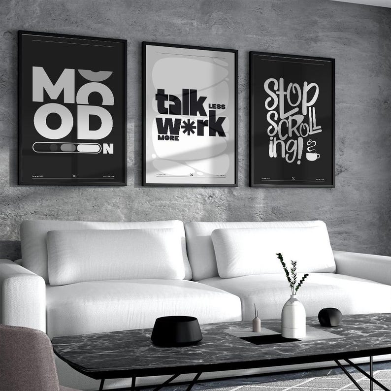 Motivational Quotes Posters 12 Pack, Motivation Quotes Art ...