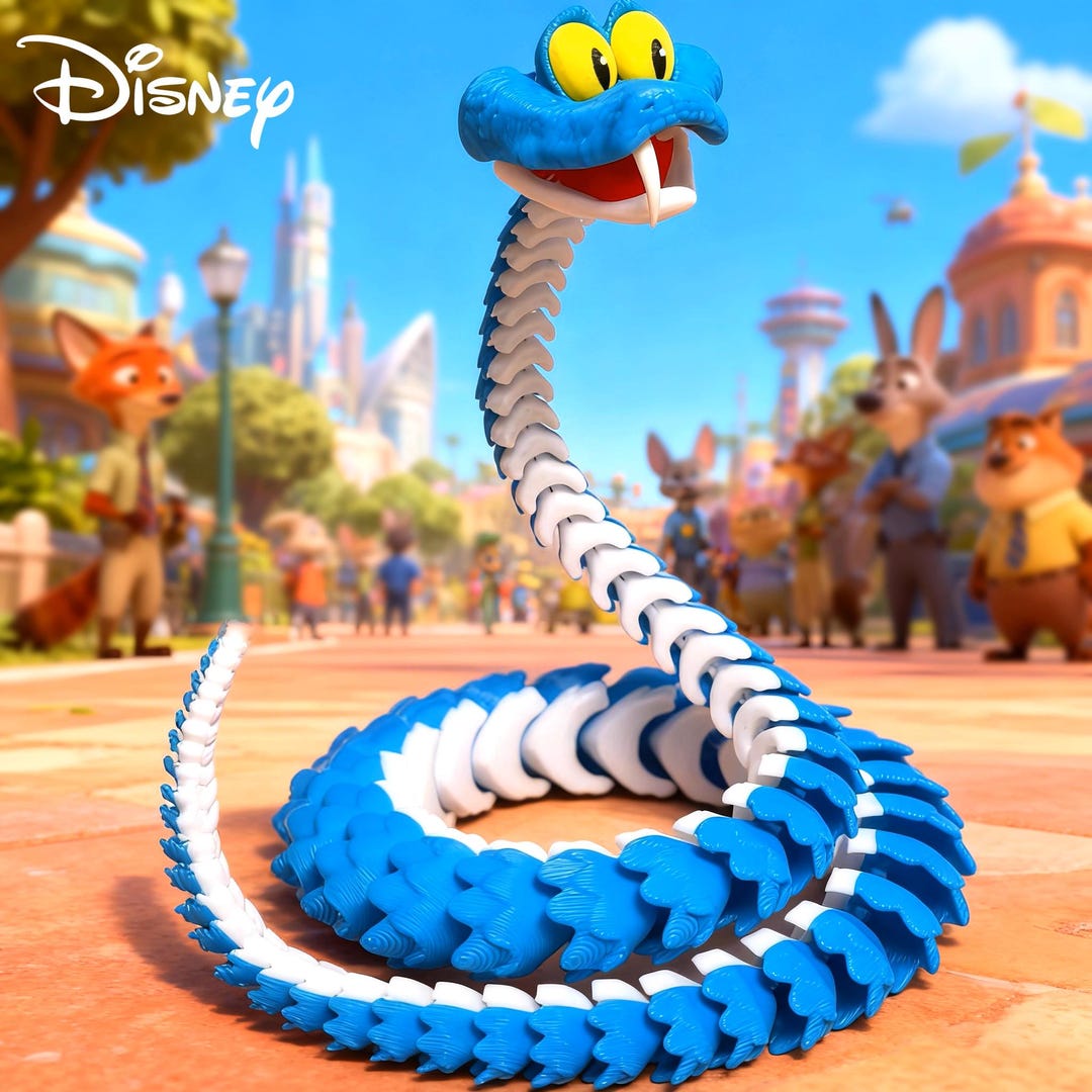Zootopia Gary De'snake 3D Printed Toys Toy Gift for Kids - Etsy