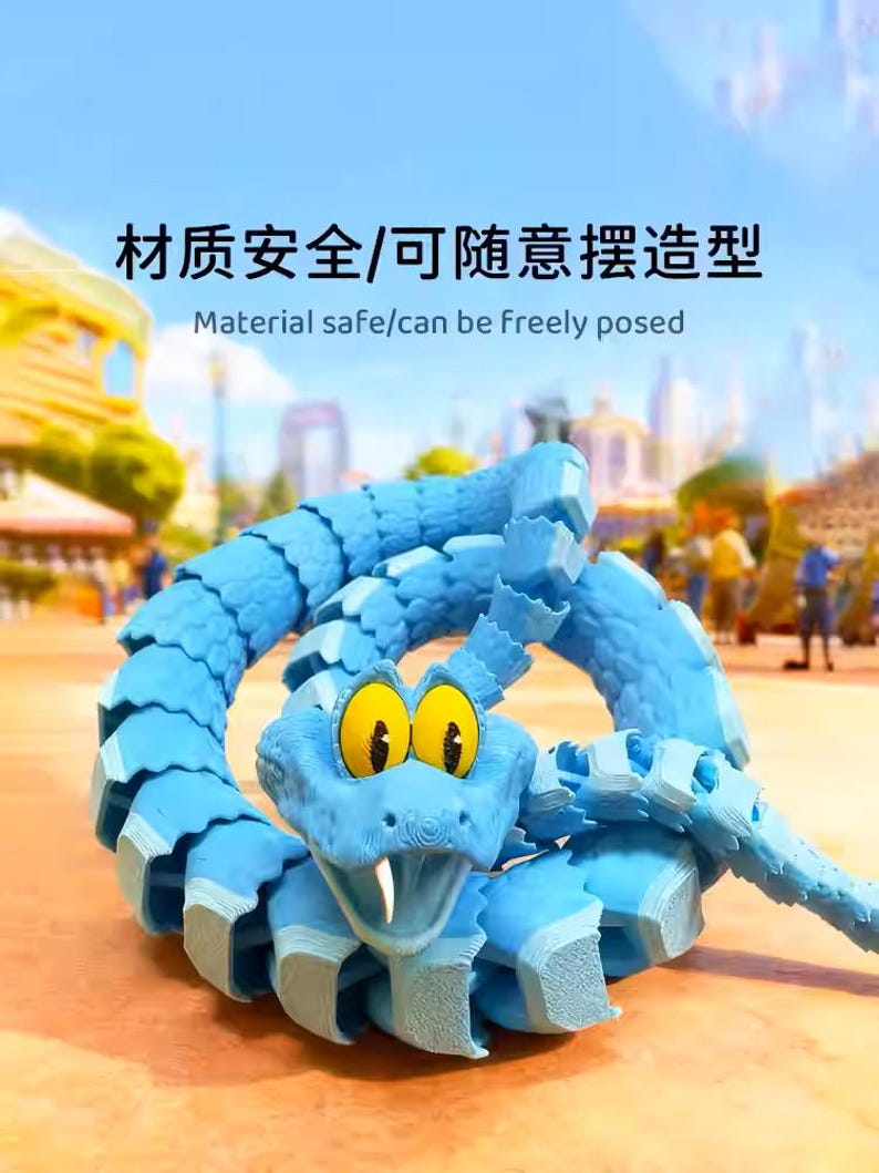 Zootopia Gary De'snake 3D Printed Toys Toy Gift for Kids - Etsy