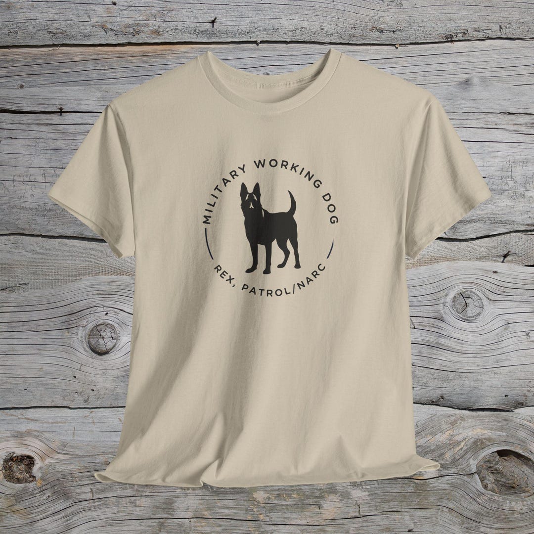 Custom Military Working Dog Handler T-shirt: Canine Partner Remembrance ...