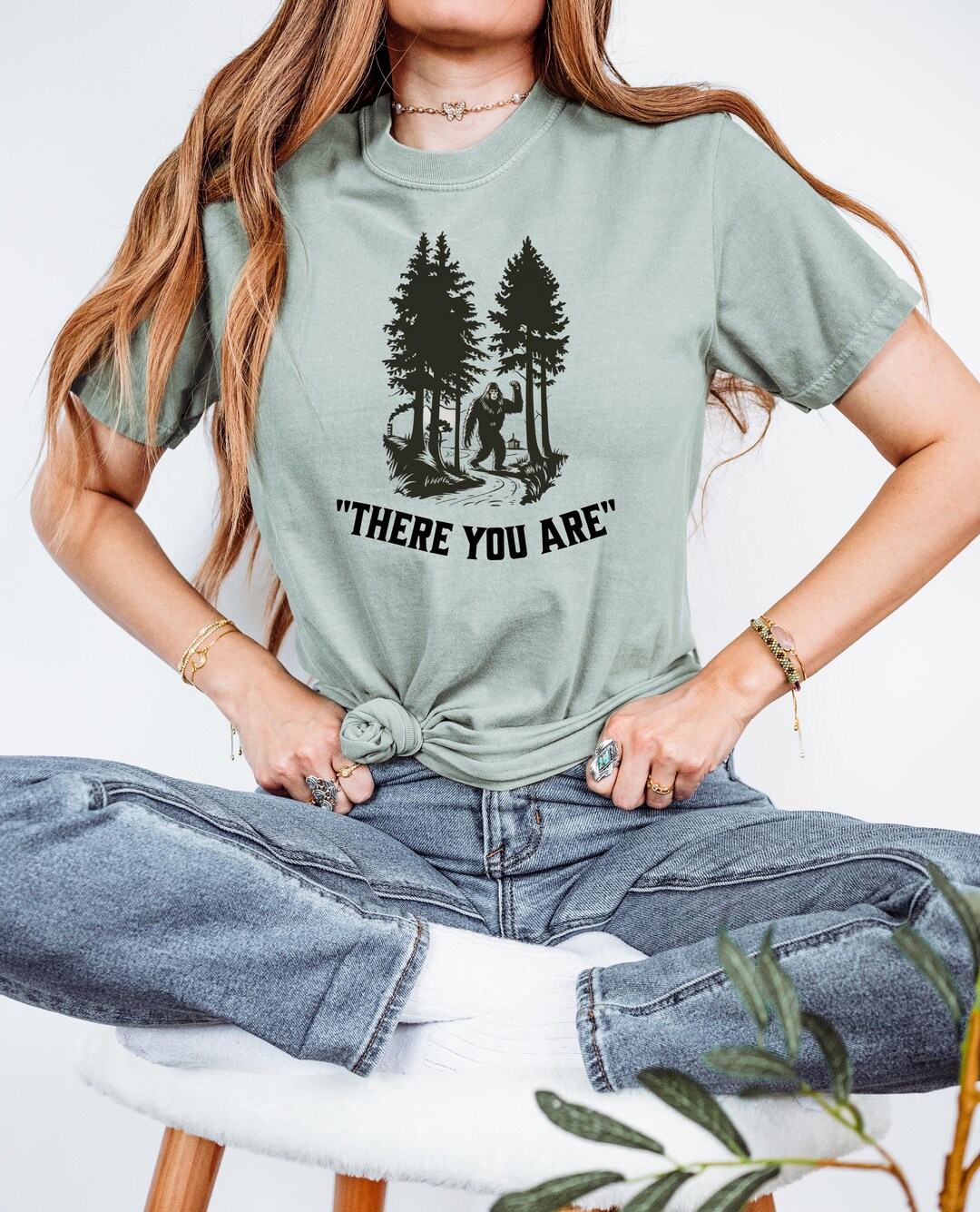 Bigfoot Cabin T-shirt | Funny Cryptid Camping Tee - Etsy