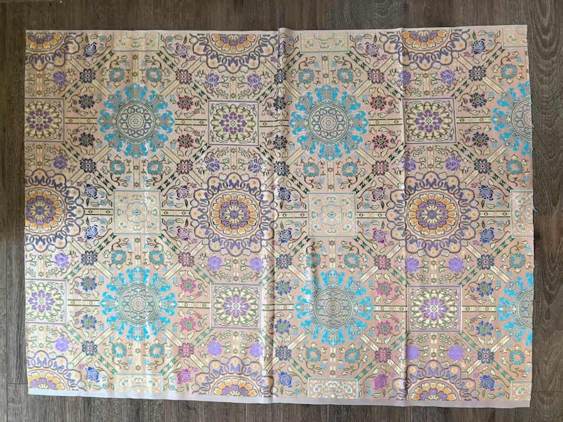 Tibetan Silk Brocade Fabric, Altar Cloth, Asian Decor - Etsy