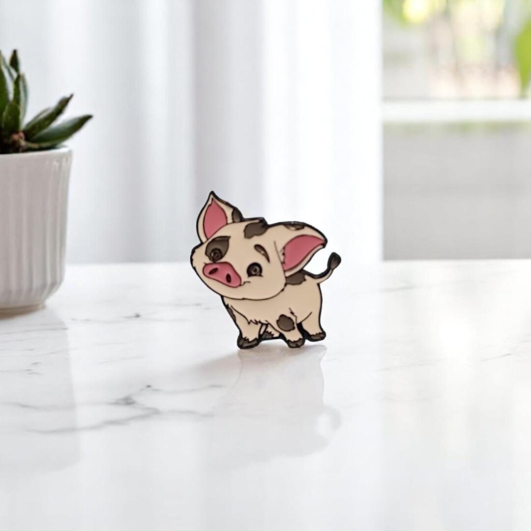 Pua the Pig Enamel Pin – Cute "moana" Inspired Lapel Pin for Backpack ...