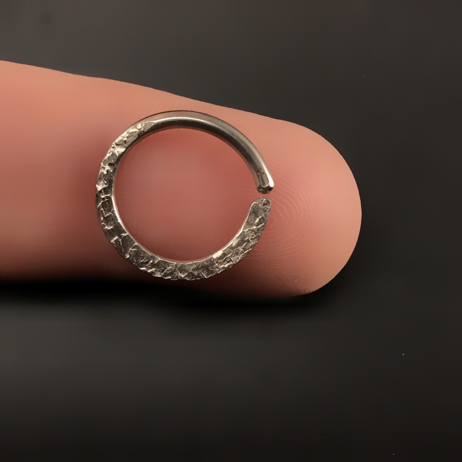 16g SEPTUM RING . Septum Jewelry. Septum Piercing. Sterling - Etsy