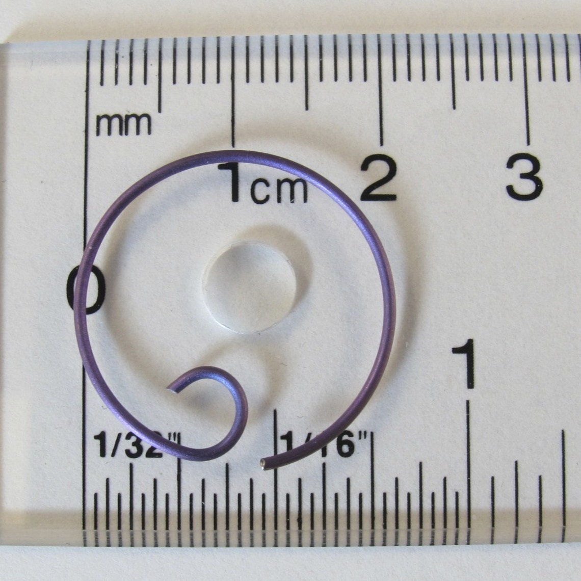 Small Purple TITANIUM Hoops. Titanium Jewelry . Everyday | Etsy